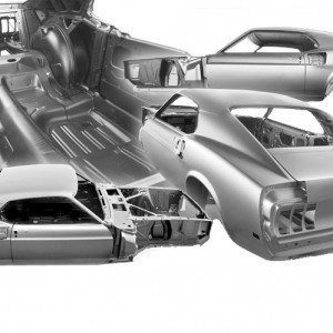 1969 Ford Mustang Classic Car Replacement Bodies